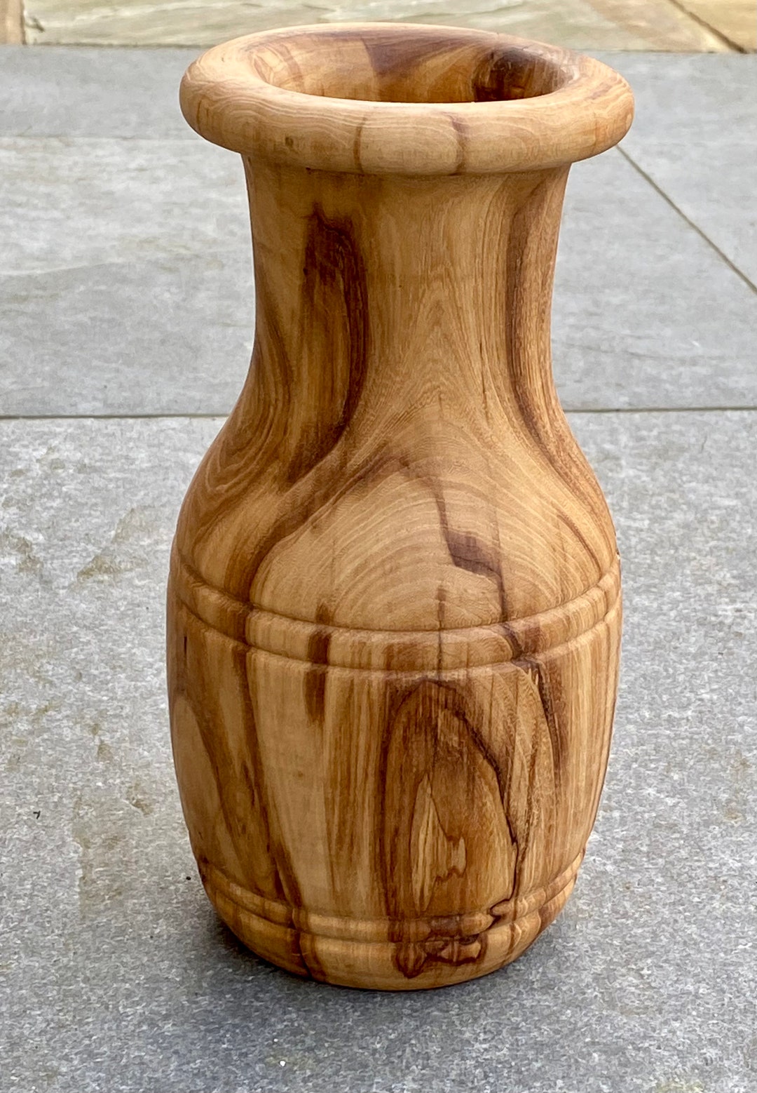 Skandinavische Esche Holz Vase - Etsy.de