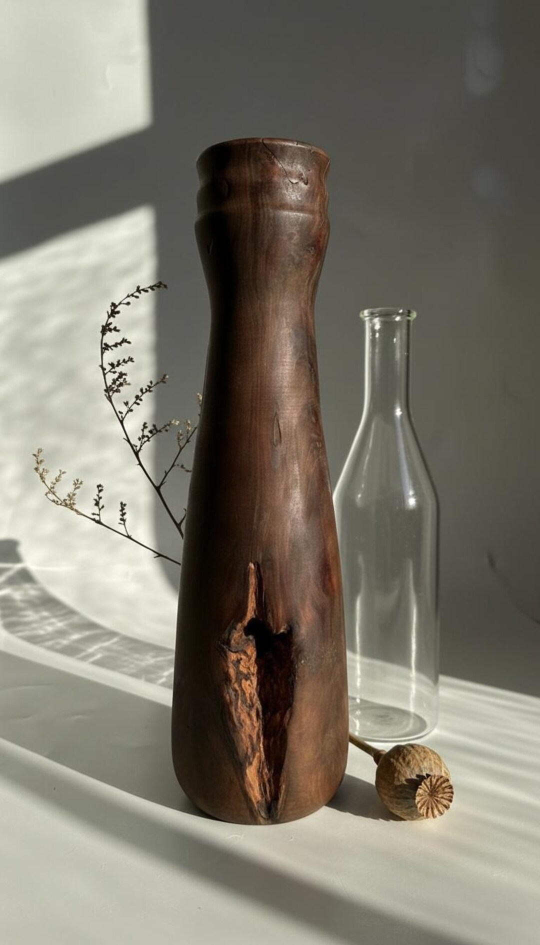 Hand Turned Pear Wood Vase – Rare UK Timber - Etsy UK