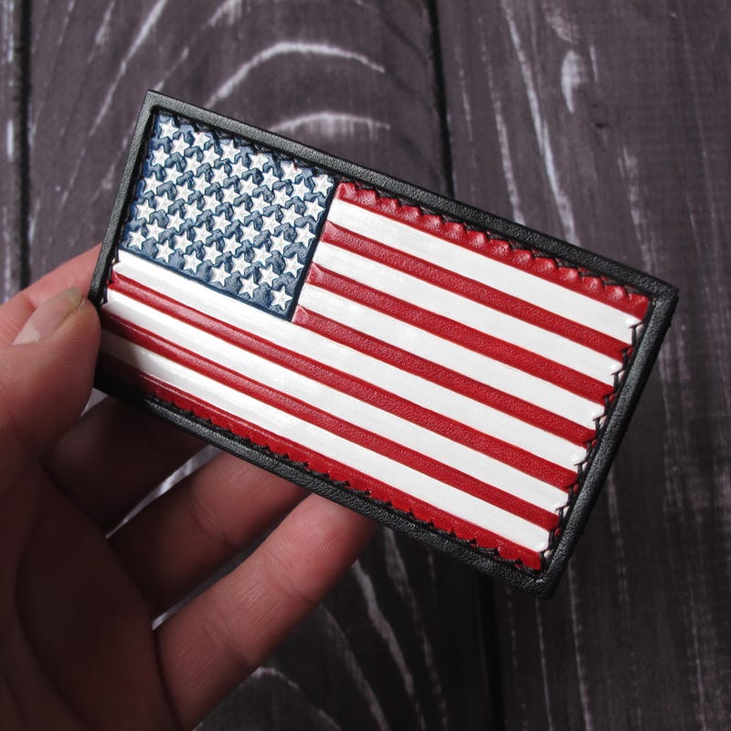 Leather Handpainted Patch - Etsy