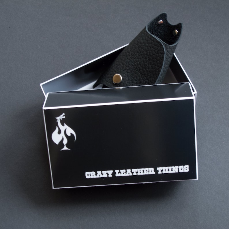 Bat Keychain Key Ring in Matte Black Leather With Carabiner. - Etsy