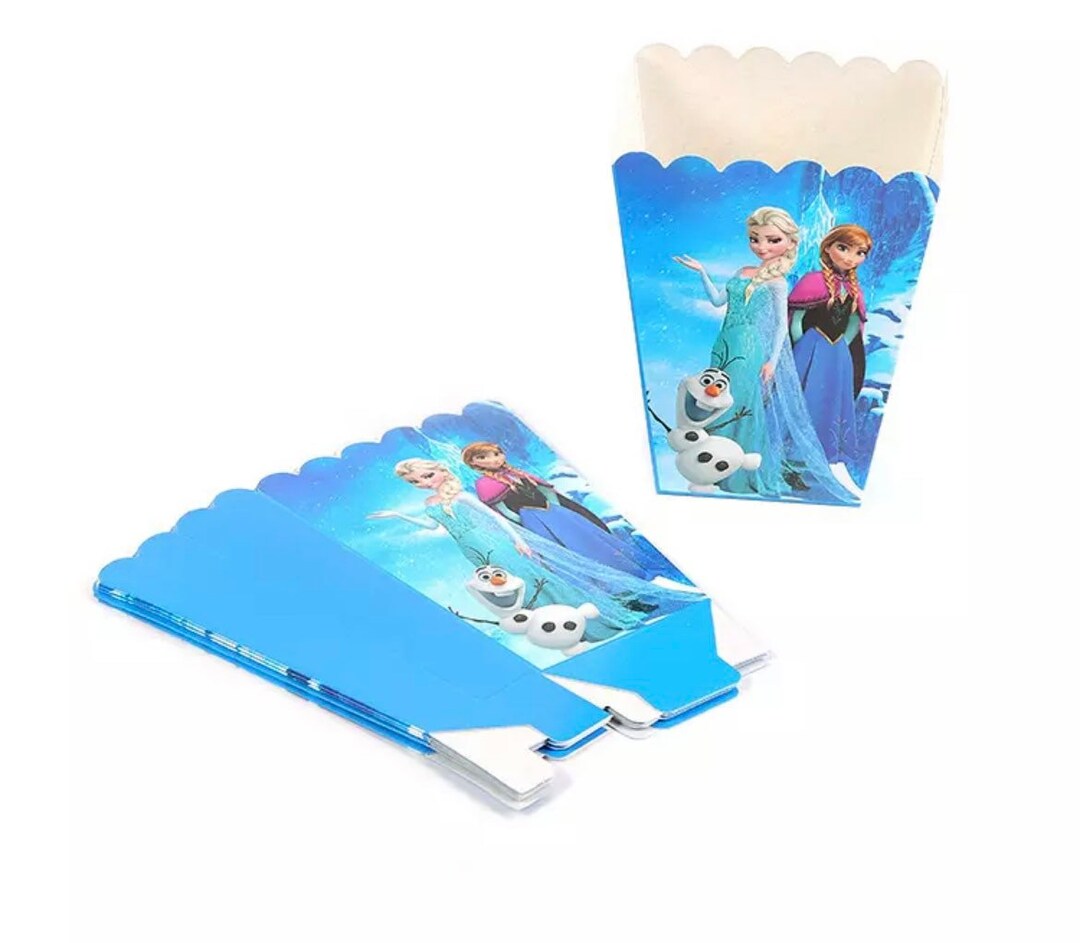 Frozen Party Popcorn/lollie Favour Boxes - Children's Party - Etsy