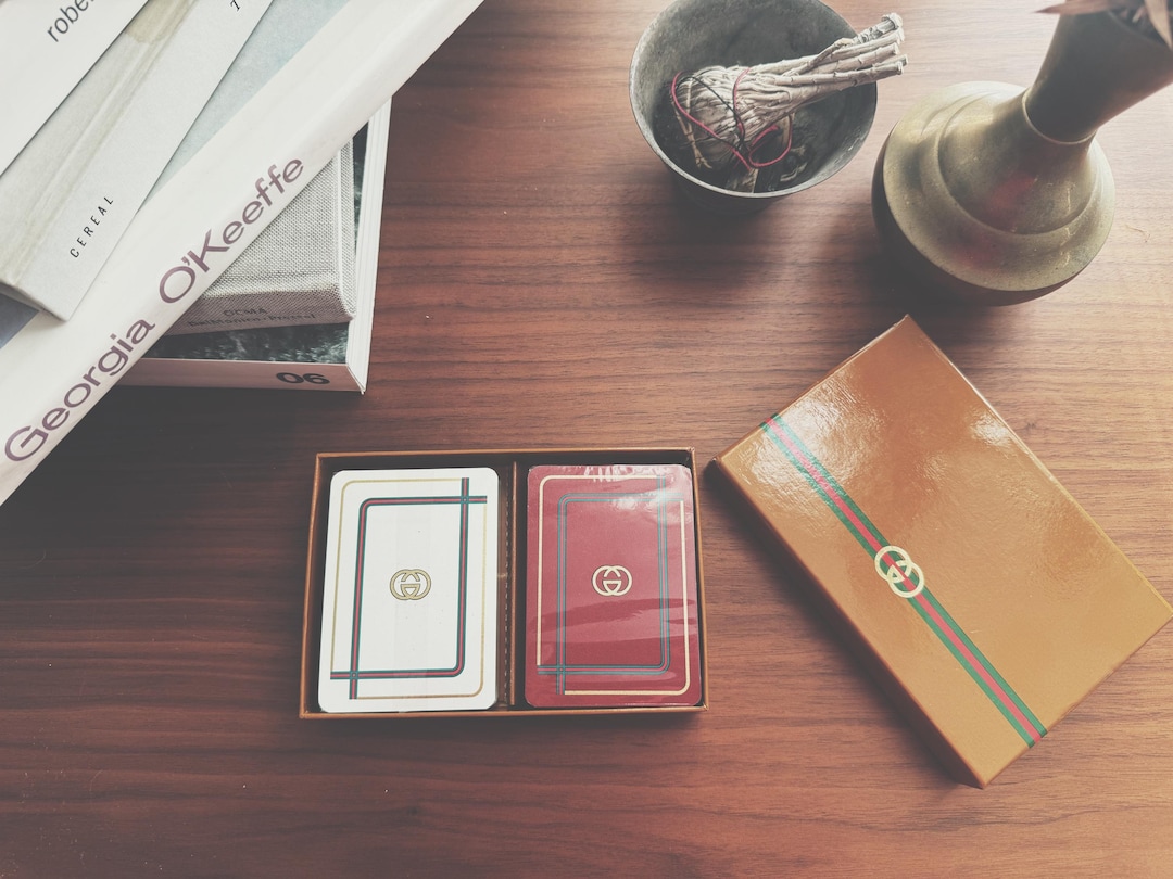 Vintage Gucci Playing Cards - Etsy