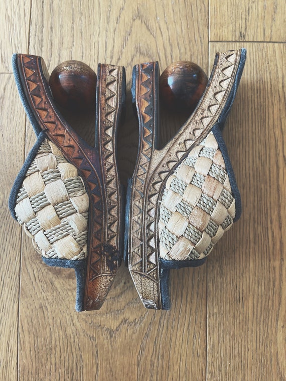 Wooden Heel Mule - Gem