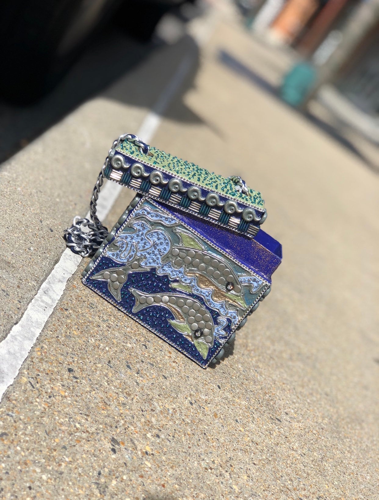 Ornate Dolphin Purse - Etsy