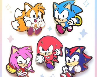 Sonic the Hedgehog Shadow Knuckles Tails Amy Rose Dr. - Etsy