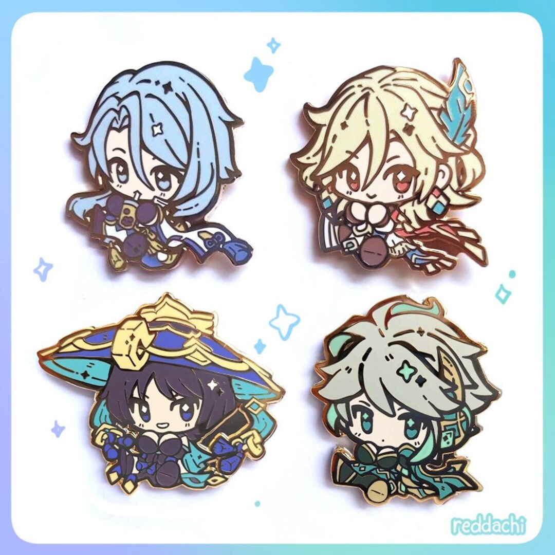 Genshin Pins Vol. 4 Ayato Kaveh Alhaitham Wanderer - Etsy