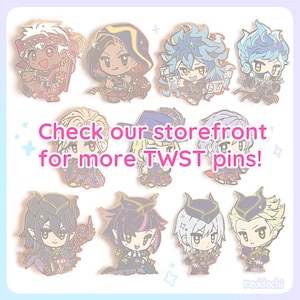 TWST Enamel Pins Vol 1 | Heartslabyul, Savanaclaw, and Octavinelle ...