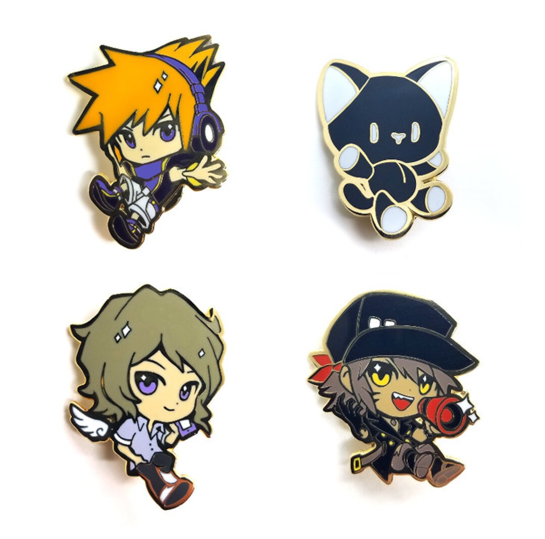 TWEWY Pins: Neku, Joshua, Mr Mew, Sho - Etsy