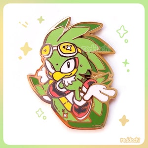 Hedgehog Pins | Chao Trio, Big the Cat, Jet the Hawk, Tikal the Echidna ...