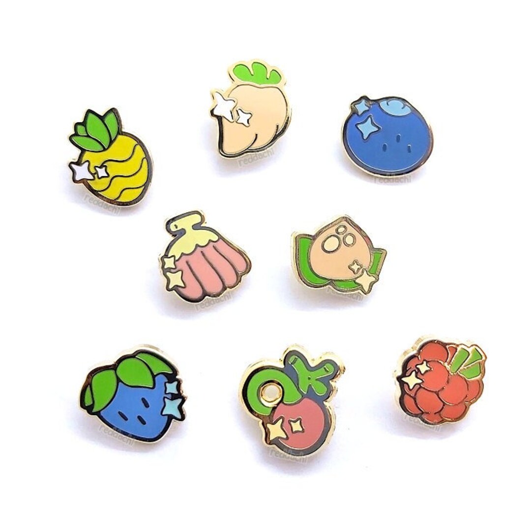 Final Stock! Poke Berries Fruits Mini Filler Enamel Pins - Etsy
