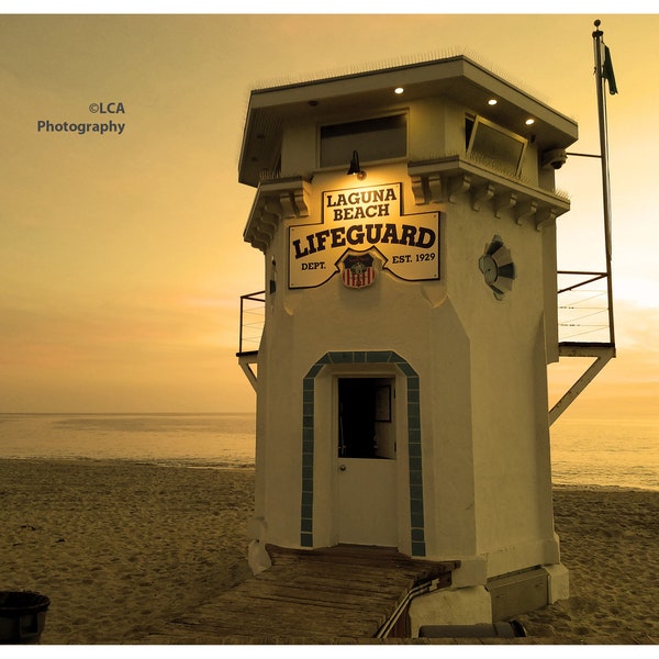 Laguna Beach Lifeguard Tower - Etsy