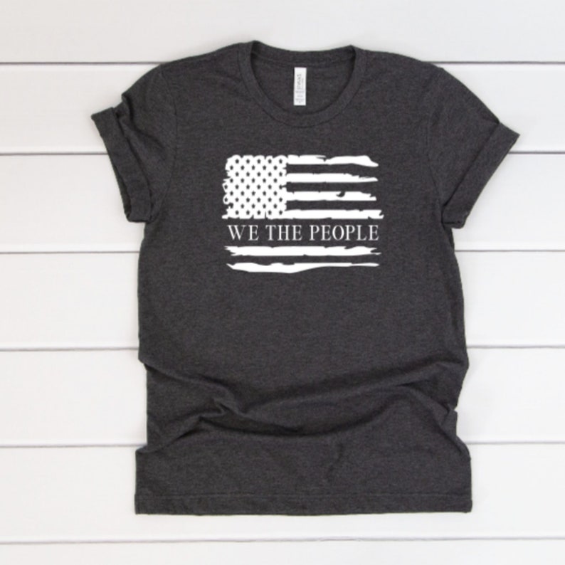 American flag shirt we the people flag shirt 4th july shirt | Etsy