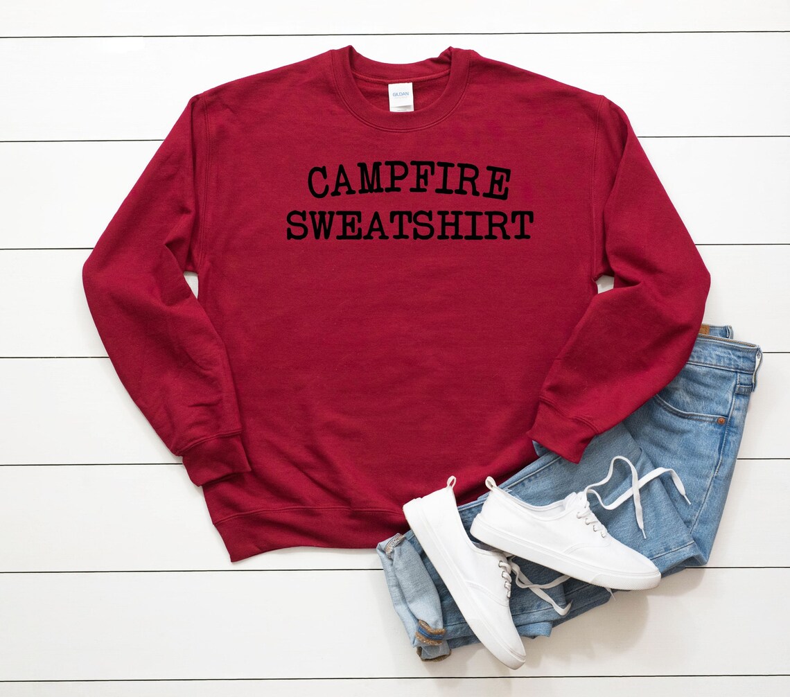 Campfire Sweatshirt Outdoor Sweatshirt Unisex Sweatshirt - Etsy