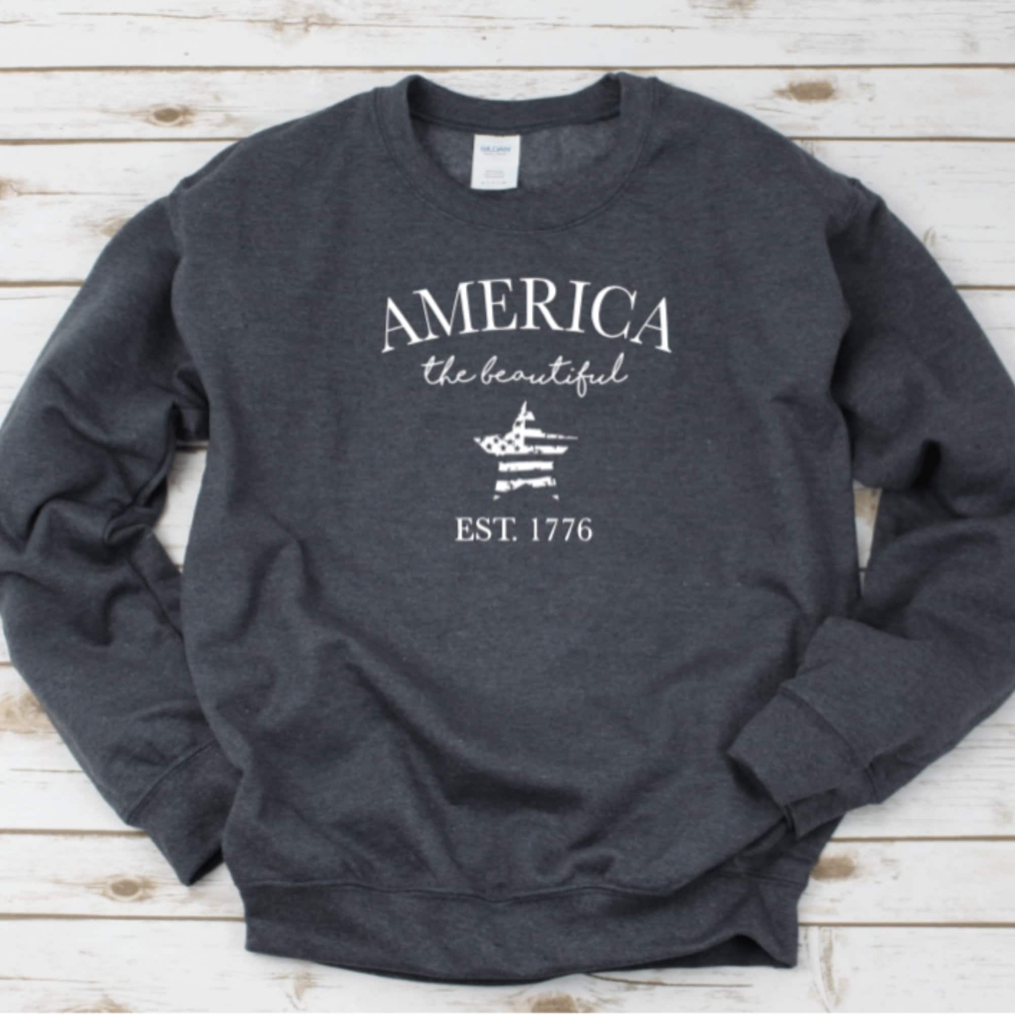 USA Sweatshirt America Sweatshirt Patriotic Shirt Flag | Etsy