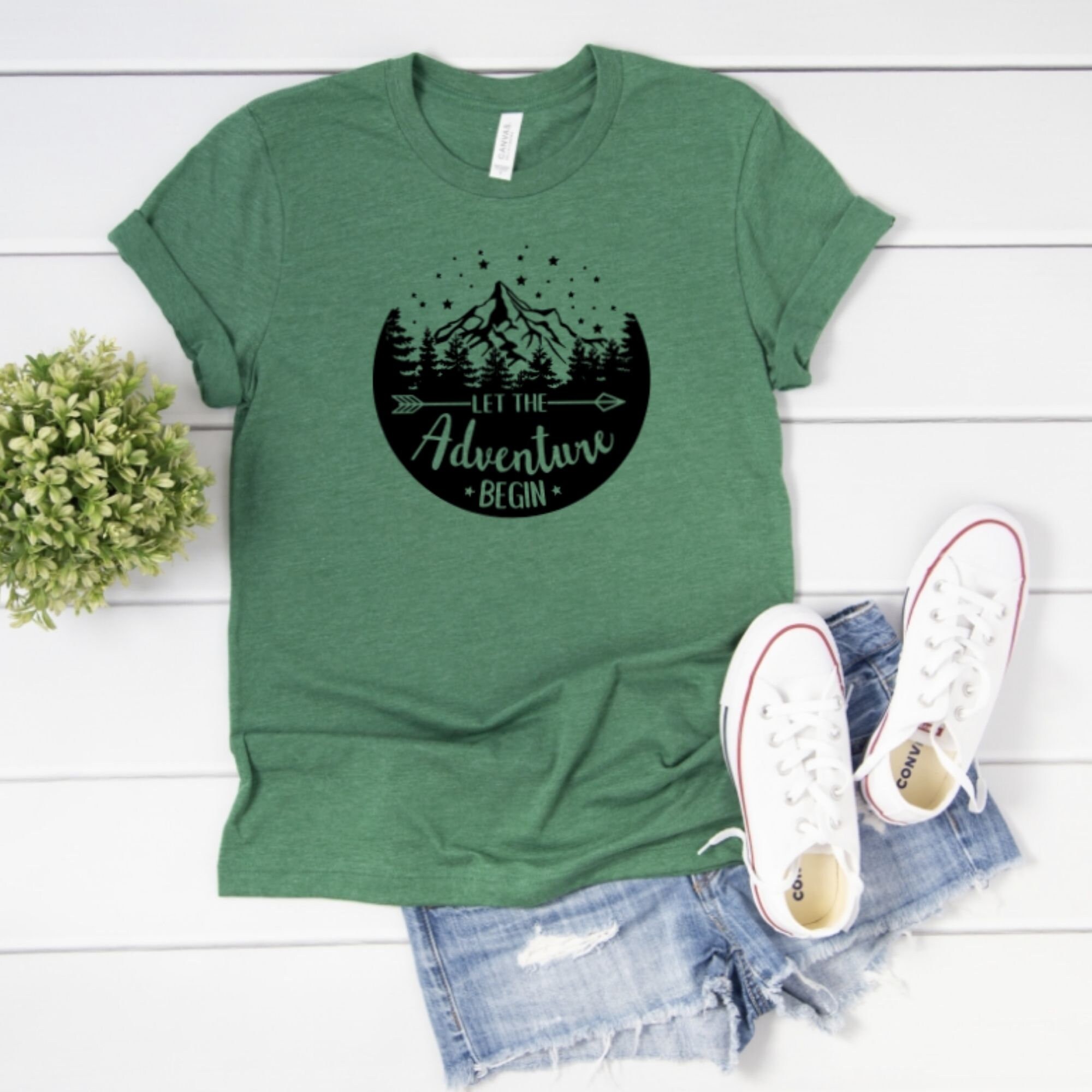 Let the Adventure Begin Shirt Adventure Shirt Vacation | Etsy