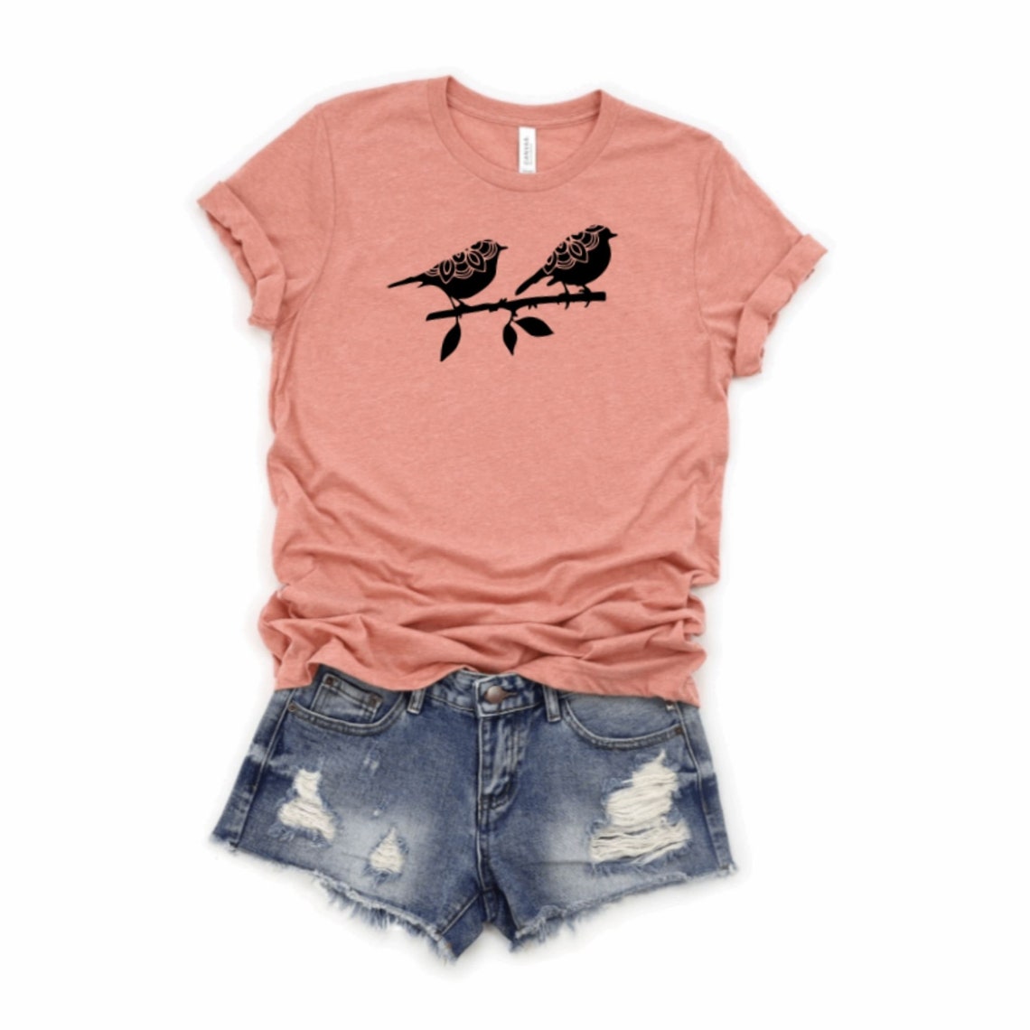 Birds Shirt Birds Tshirt Mandala Shirt Bird Lover Shirt - Etsy