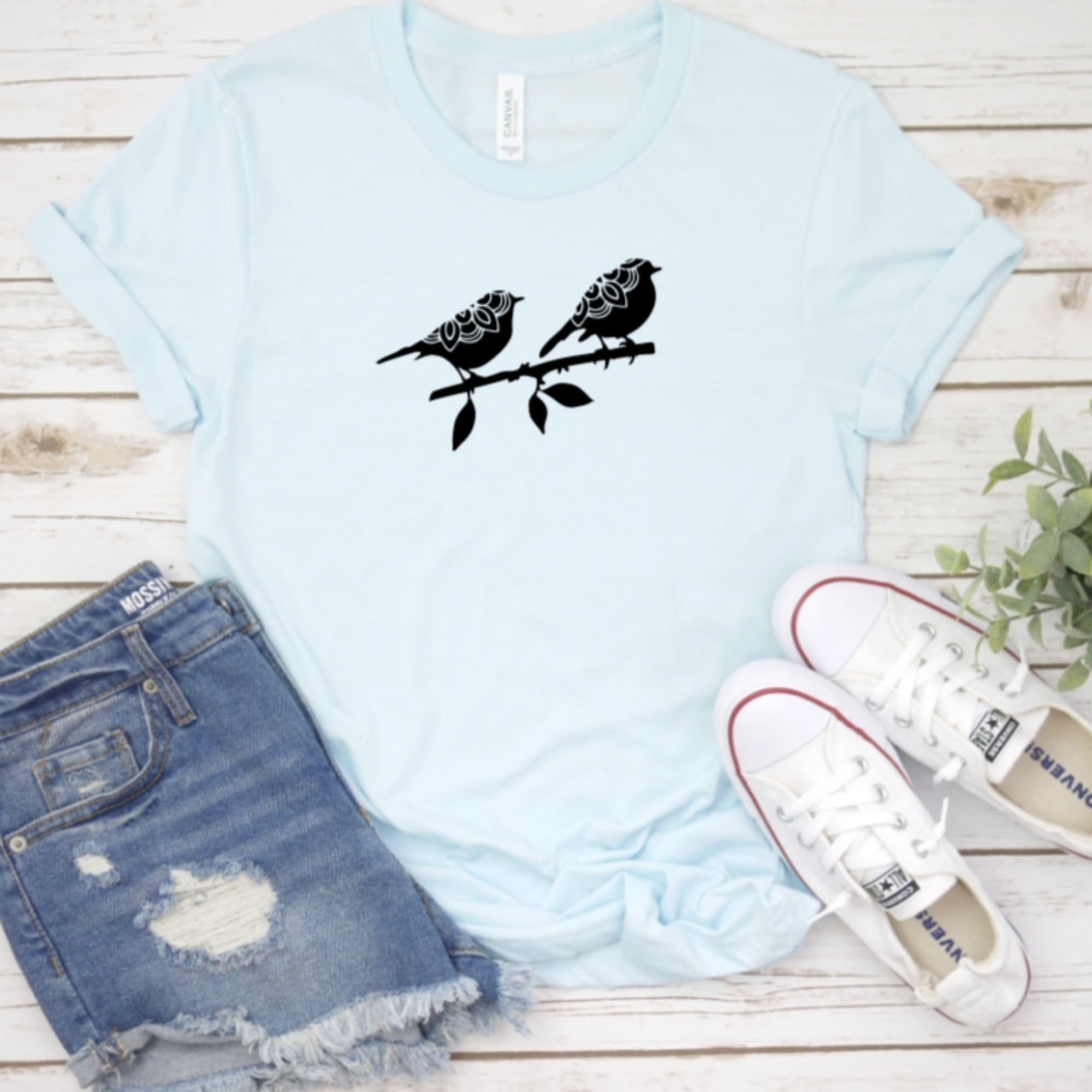 Birds Shirt Birds Tshirt Mandala Shirt Bird Lover Shirt | Etsy