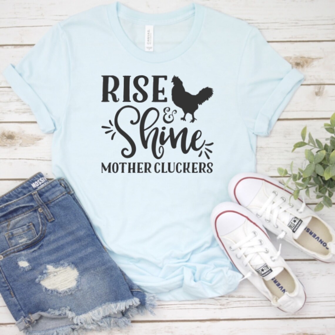 Rise and Shine Mother Cluckers Shirt Chicken Shirt Farmer - Etsy