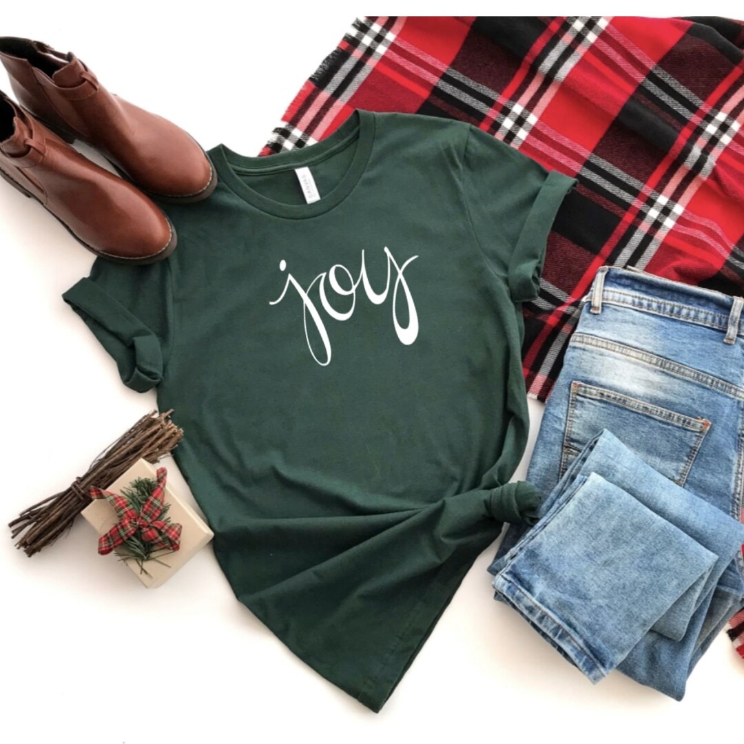 Christmas Shirts, Christmas Joy Shirt, Women's Christmas Shirt, Joy ...