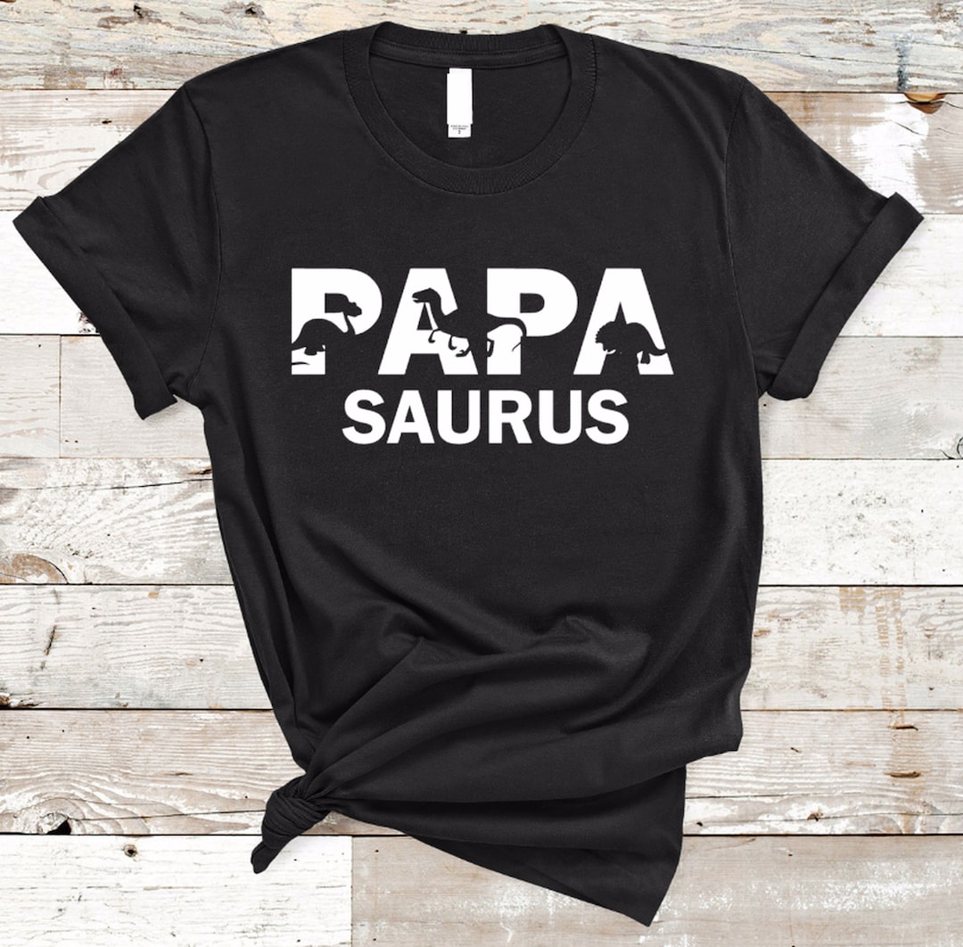 Papa saurus t-shirt, Dinosaur Family Shirts, Family Matching T-shirts ...