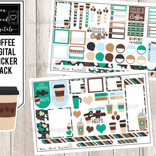 CUTE PINK Digital Stickers for Goodnotes Pre-cropped PNG | Etsy