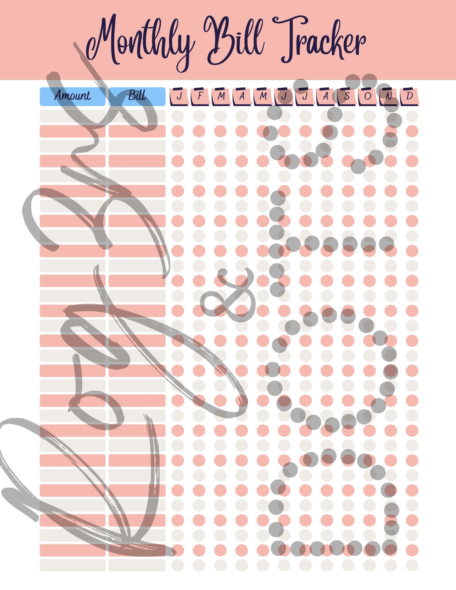 Digital Budget Toolkit: Bill Tracker and Finance Planner for Debt-free ...