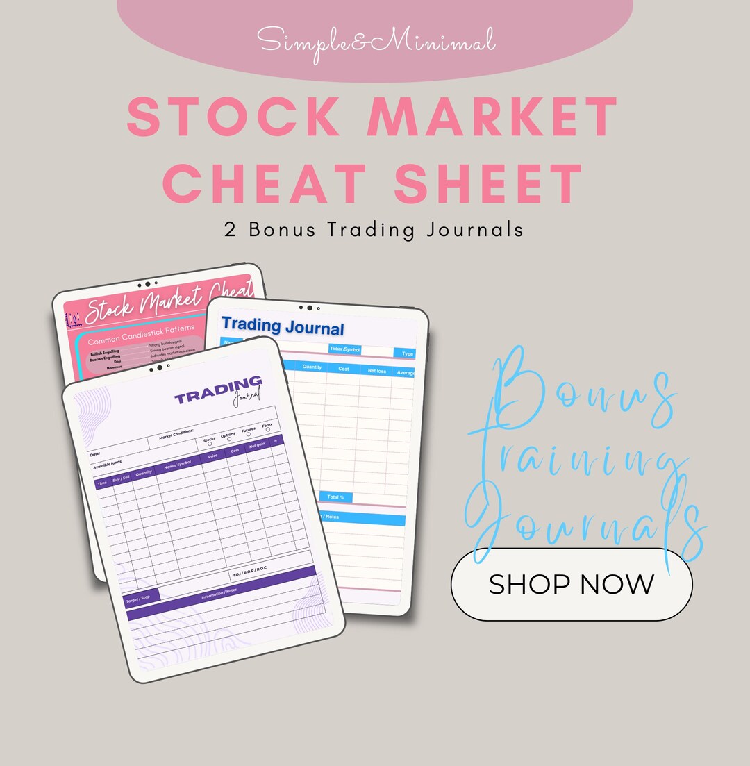 Stock Market Cheat Sheet - Easy Trading Guide for Beginners & Pros ...