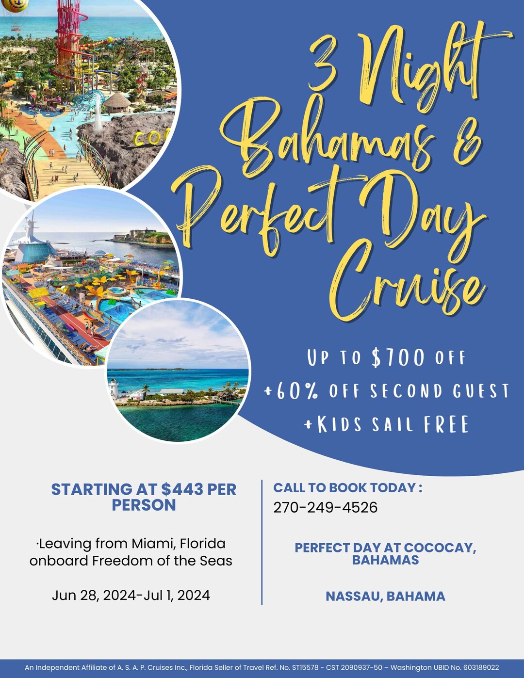 Quick Cruise Marketing Flyer, Travel Agnet Templet - Etsy