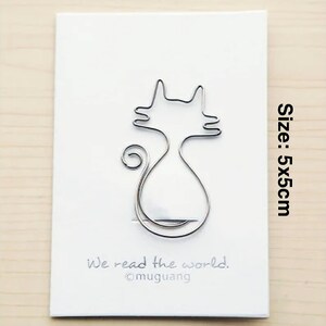Cute Animals Metal Bookmarks/paper Clips Metal Shaped - Etsy