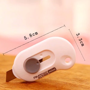 Cute Random Color Mini Cutter Plastic Scissors Student/kid/ - Etsy