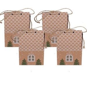 Set of 10 DIY House Shape Packing Gift Box for Handmade - Etsy