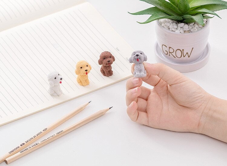 Creative Cute Dog Style Eraser Student's Rubber | Etsy