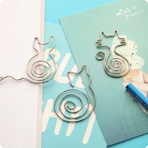 Cute Animals Metal Bookmarks/paper Clips Metal Shaped - Etsy