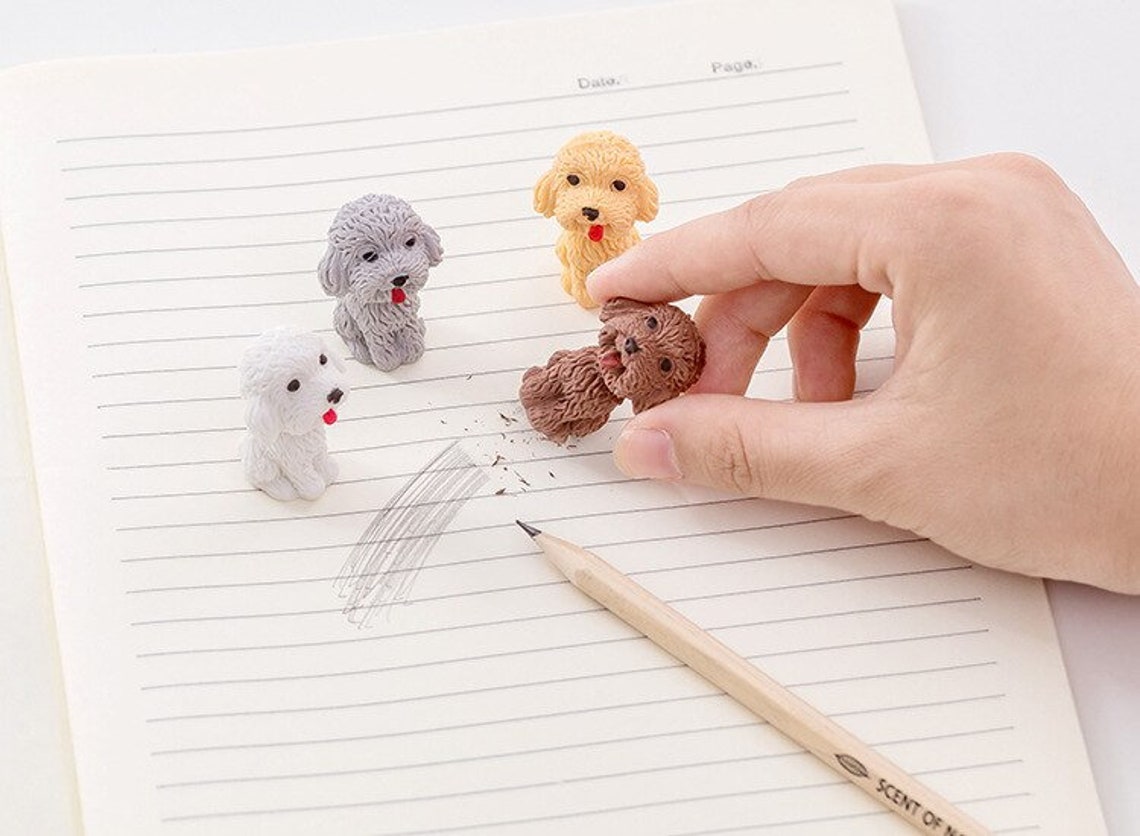 Creative Cute Dog Style Eraser Student's Rubber - Etsy