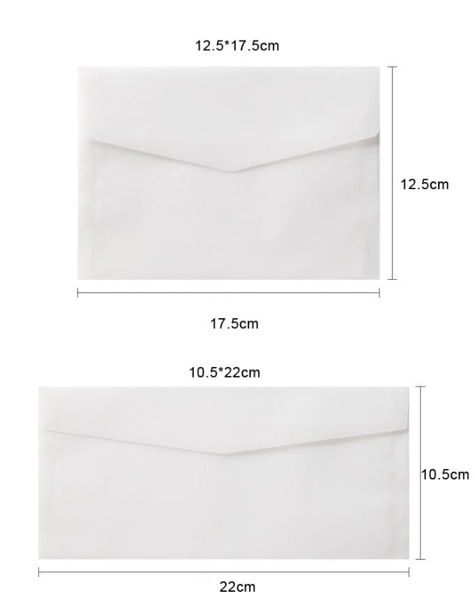 10pc Set Semi Transparent Sulphur Acid Paper Envelopes Diys - Etsy