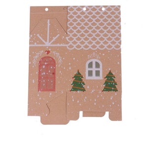 Set of 10 DIY House Shape Packing Gift Box for Handmade - Etsy