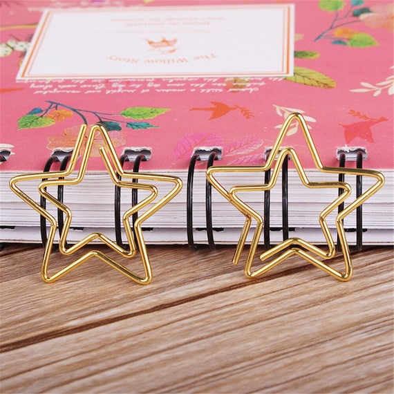 Office Paper Clips Gift for HimHer School & Office Supplies Pack of 12 ...
