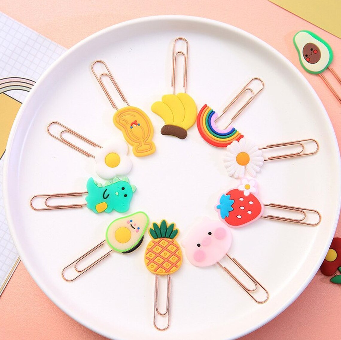 Pack of 10 Cute Paper Clips Paper Clips Student/Kid/ DIY | Etsy