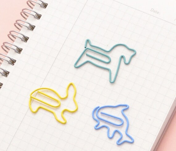 Office Paper Clips Gift for HimHer School & Office Supplies Pack of 12 ...