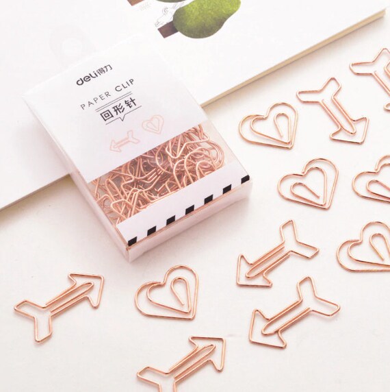 Office Paper Clips Gift for HimHer School & Office Supplies Pack of 12 ...