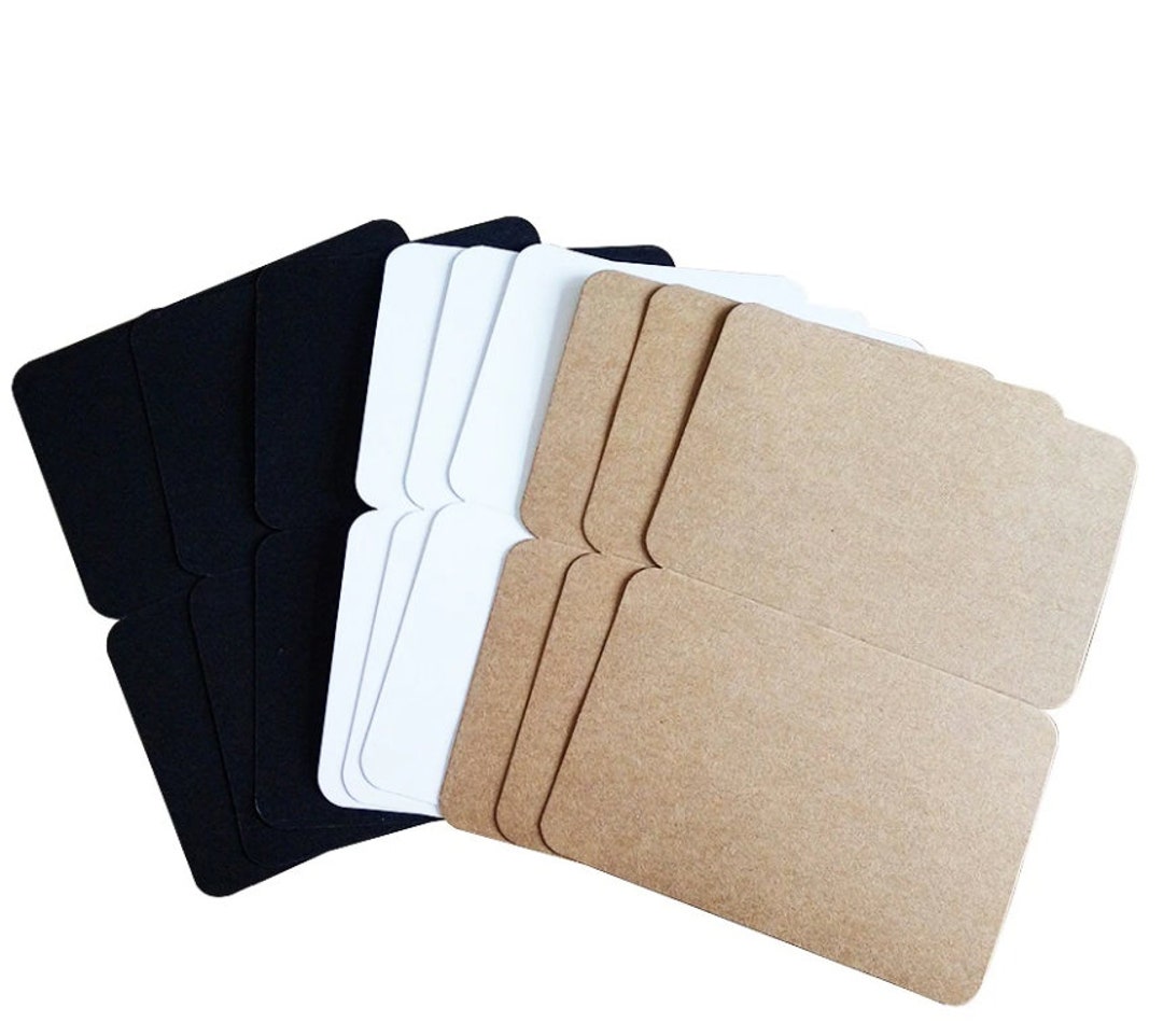 20 Pc Blank Foldable Postcard Kraft Paper Student/kid Paper - Etsy