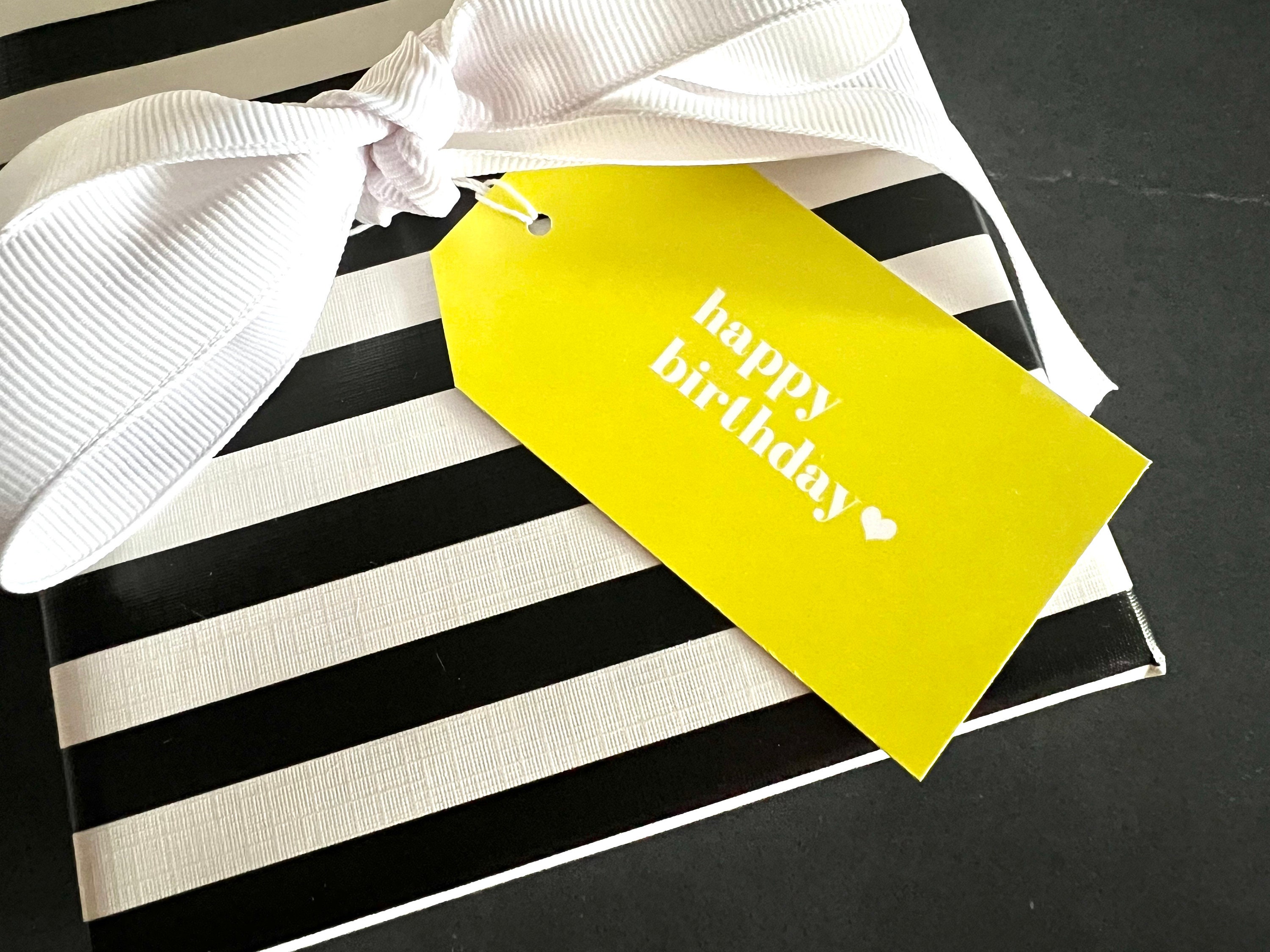 Happy Birthday Printable Gift Tags, 8 Colors - Etsy