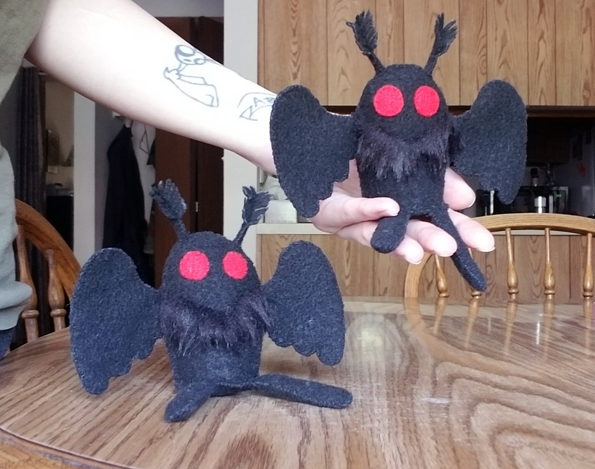 Made to Order Smol Mothman Plush Doll - Etsy
