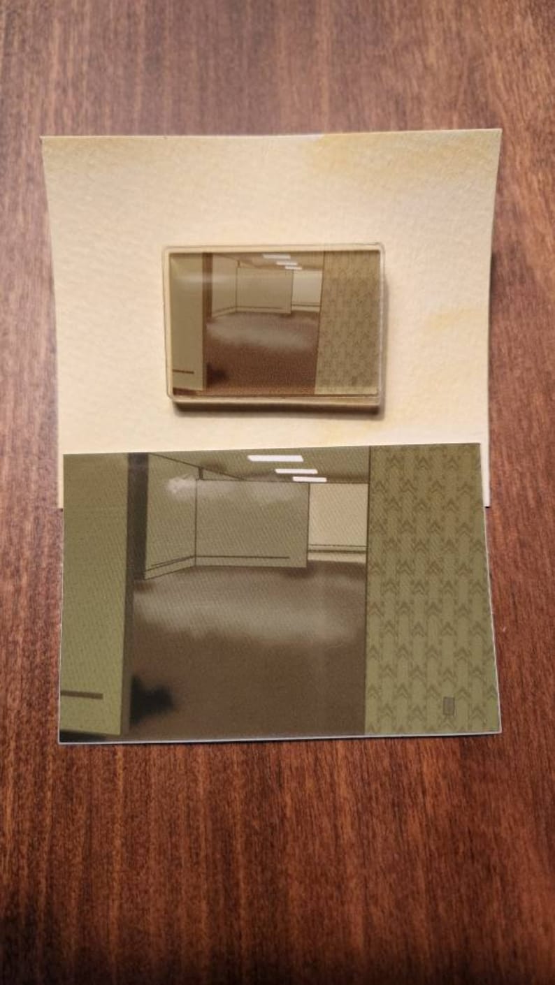 The Backrooms Limited Edition Acrylic Pin and Sticker Set - Etsy