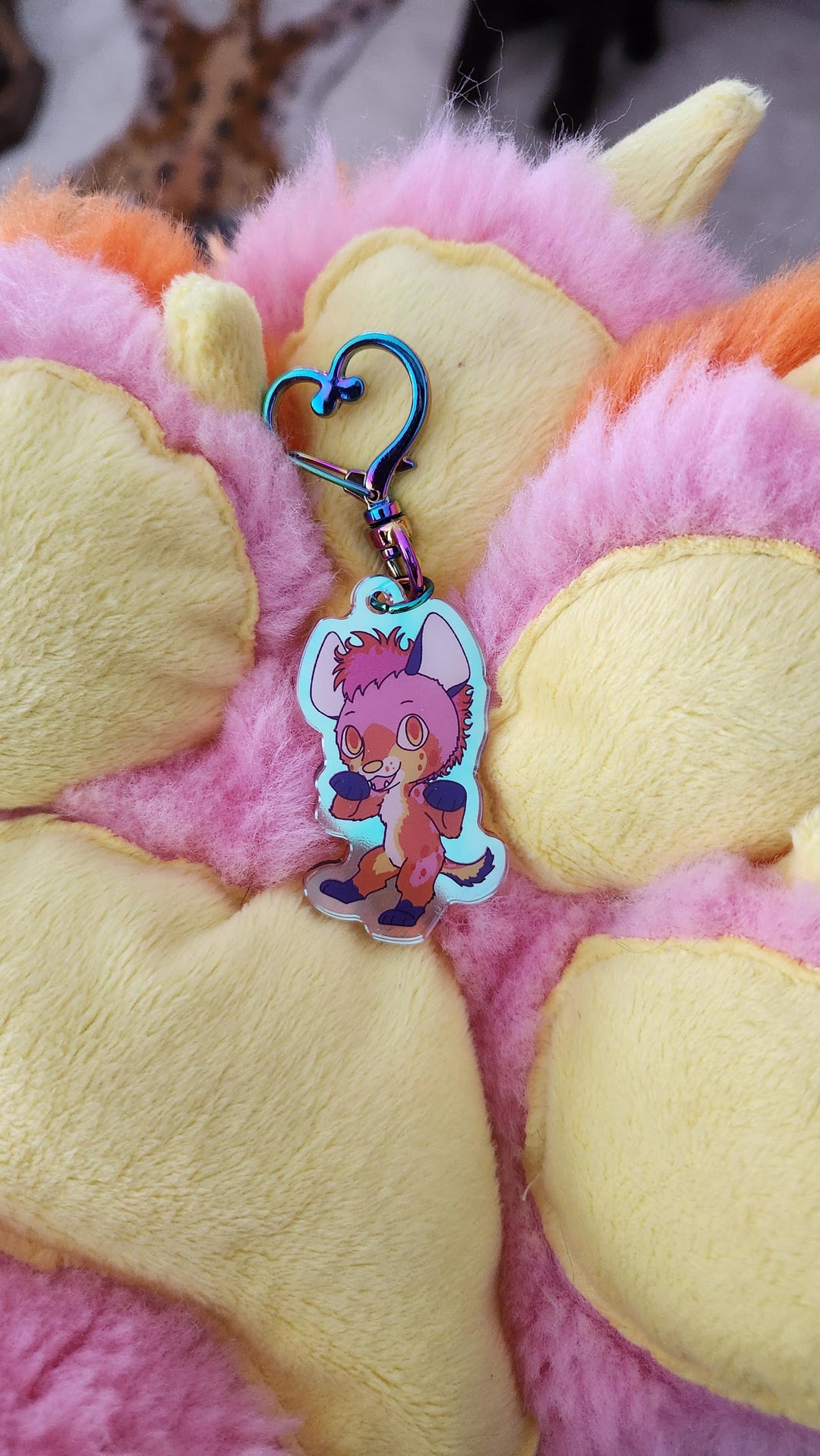 Nemo Hyena Holographic Keychain - Etsy