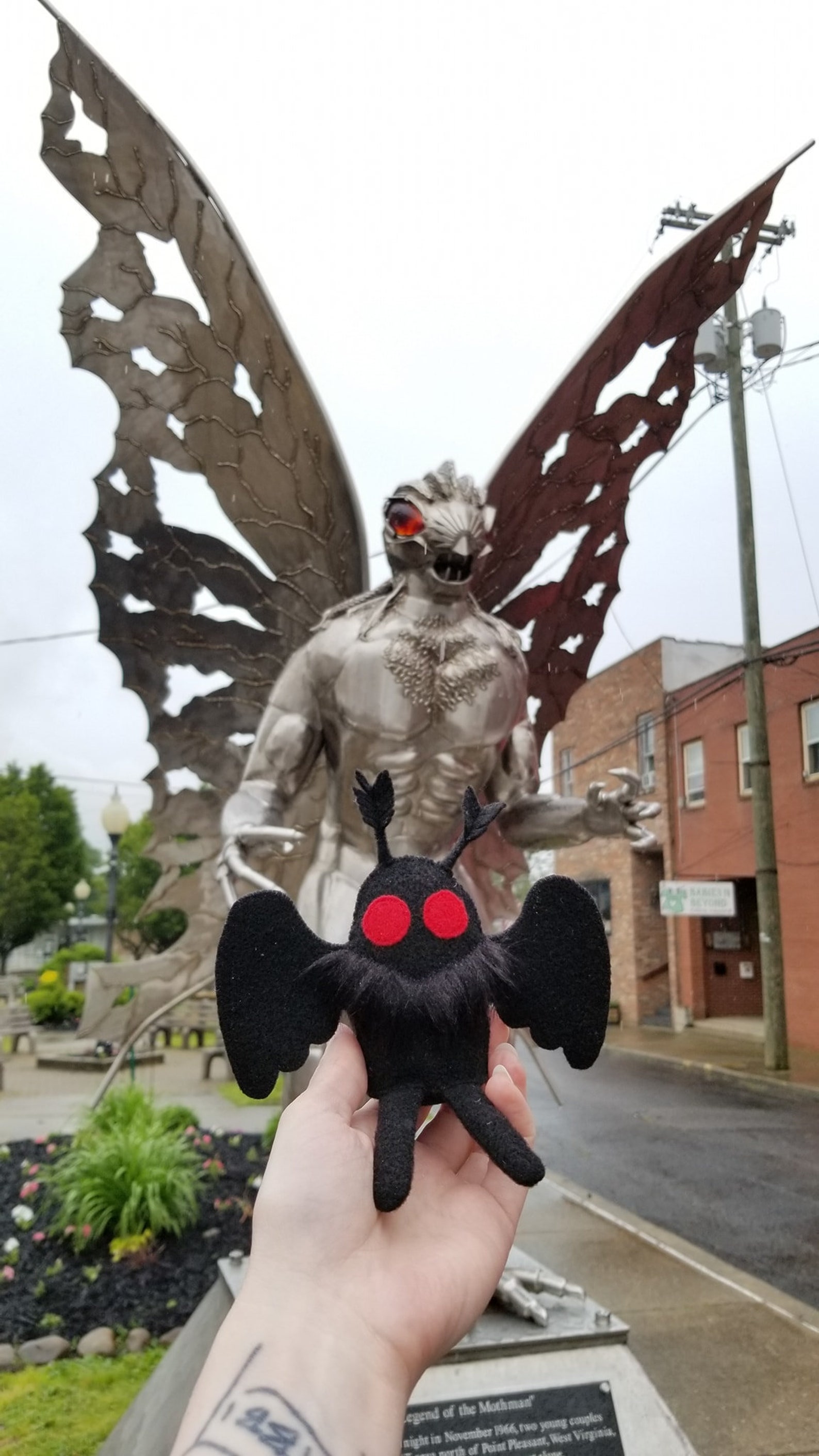 Made to Order Smol Mothman Plush Doll - Etsy