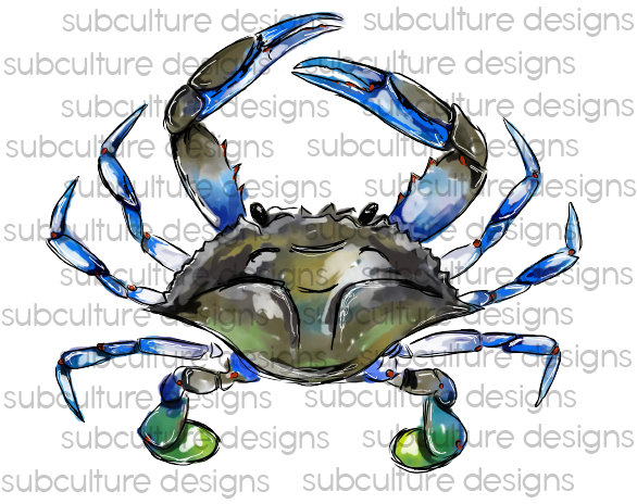 Louisiana Blue Crab (2) - Etsy