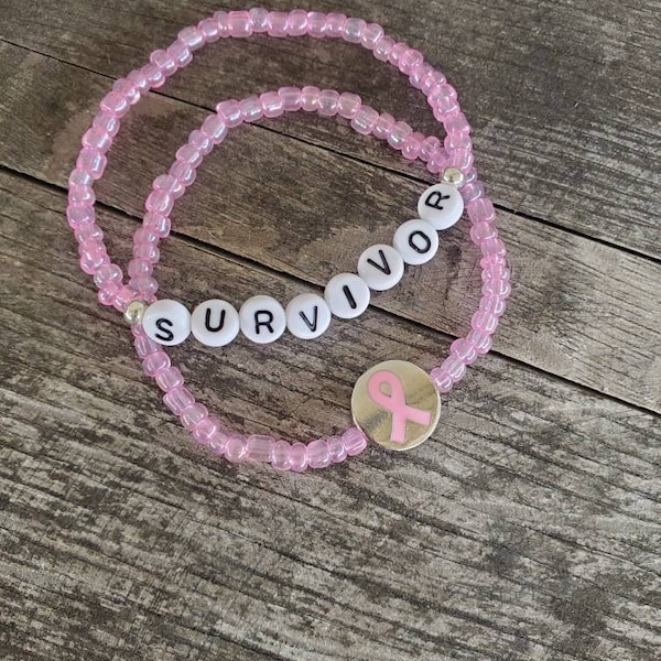 Mens Breast Cancer Bracelet - Etsy