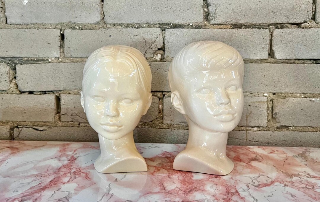 Vintage MCM, Edith Pedersen, Pretty Polynesian Girls, Plaster Busts ...