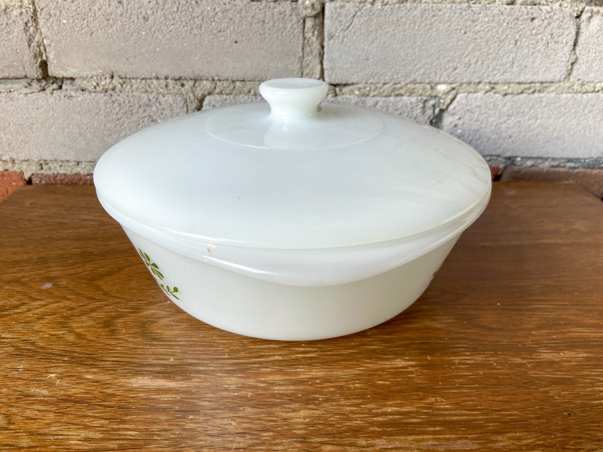 Glasbake Casserole Dish J514 Primrose Dream With Lid 2 | Etsy